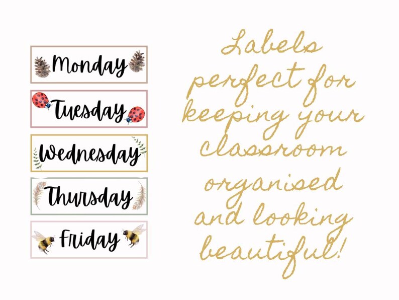 EYFS Tray Labels | Watercolour Classroom Organisation | Editable ...