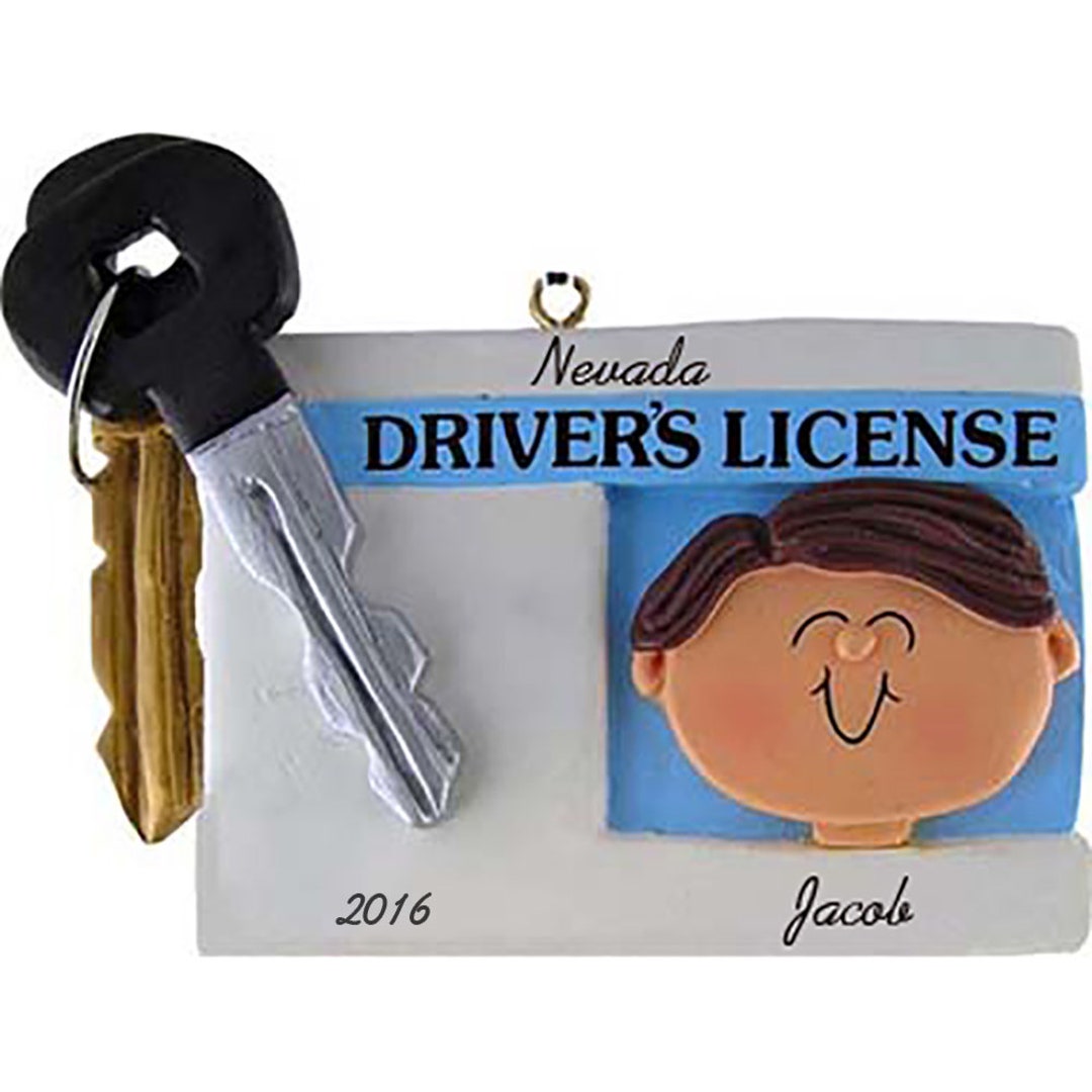 Driver's License for Male Brown, Blonde, and Afr. American Personalized ...