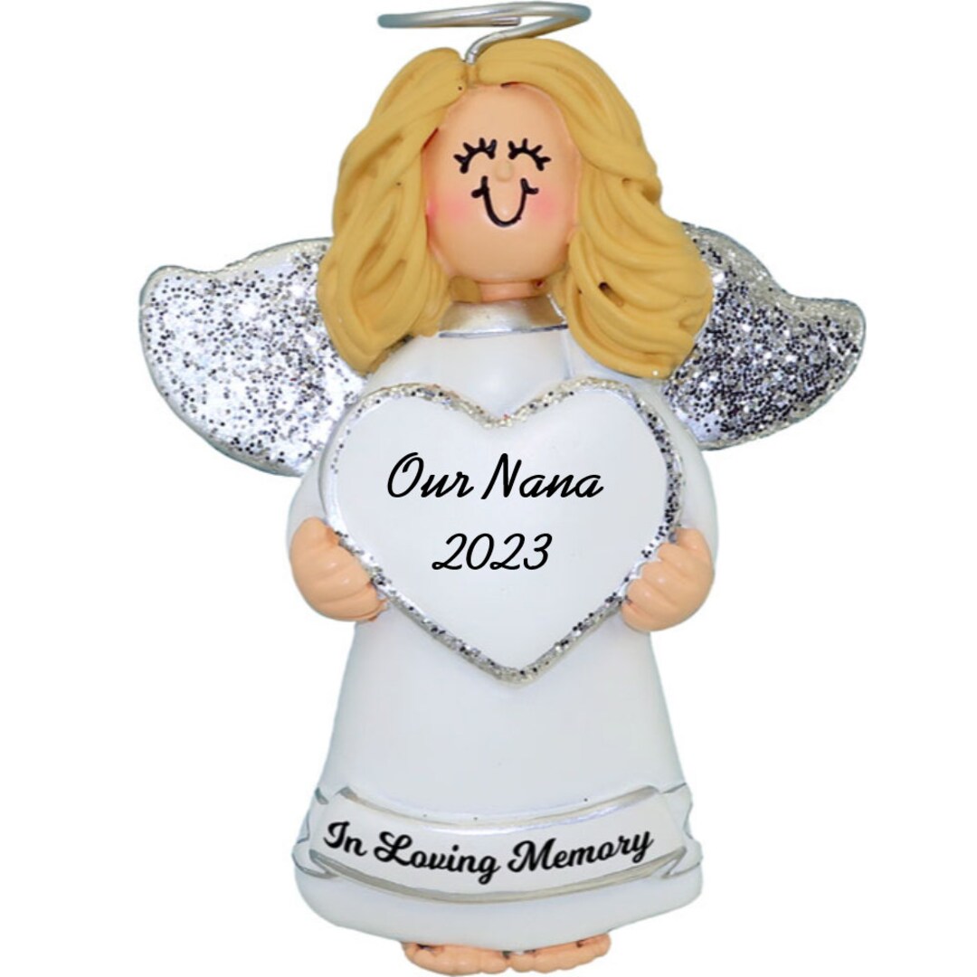 Angel in Loving Memory of Someone Dear, Blonde or Brunette Hair ...