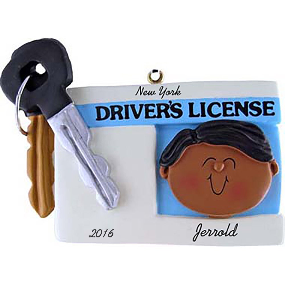 Driver's License for Male Brown, Blonde, and Afr. American Personalized ...