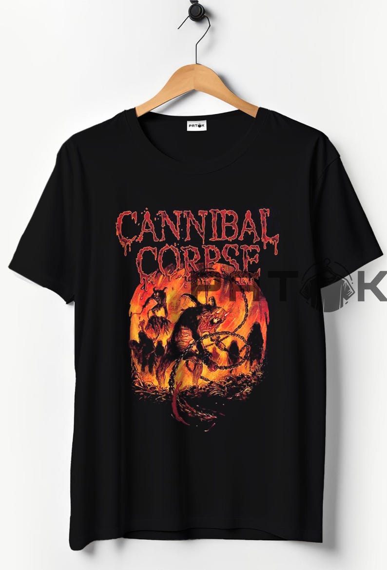 Cannibal Corpse - Scourge of Iron T Shirt, Death Metal Band Fan Merch ...