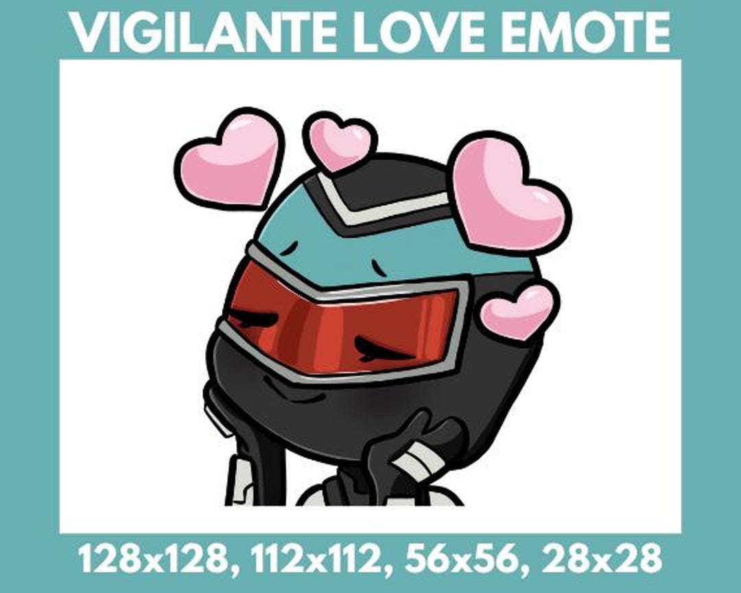 VIGILANTE EMOTE -- DC Comics Peacemaker Emote for Twitch and Discord - Etsy