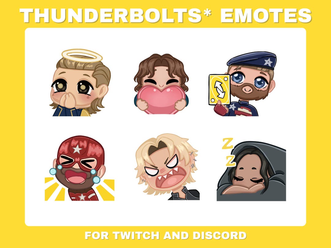 Thunderbolts Marvel Emotes | Twitch Emotes and Discord Emotes ...
