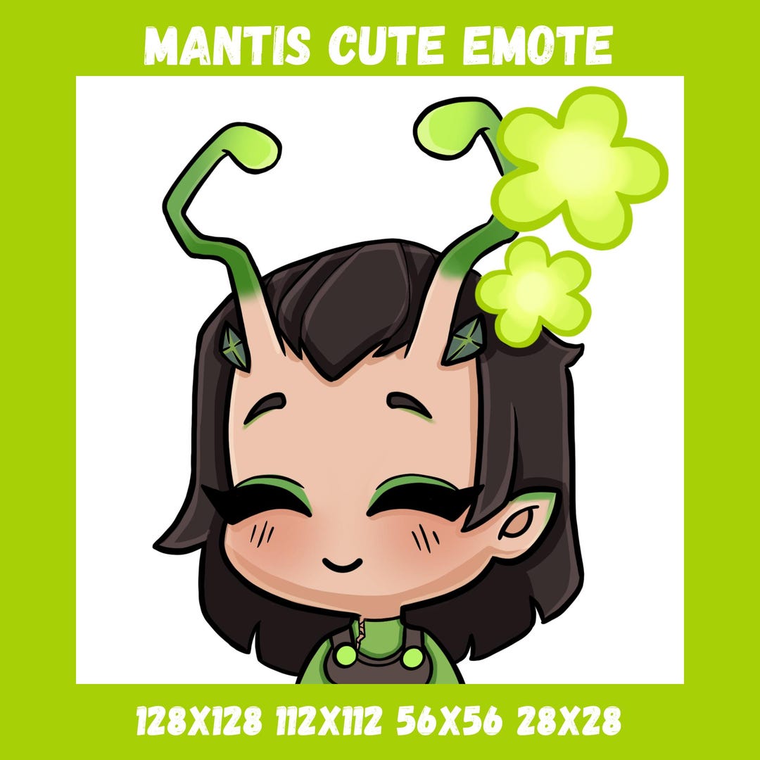 MANTIS CUTE EMOTE -- Marvel Rivals Mantis Cute Emote for Twitch and ...
