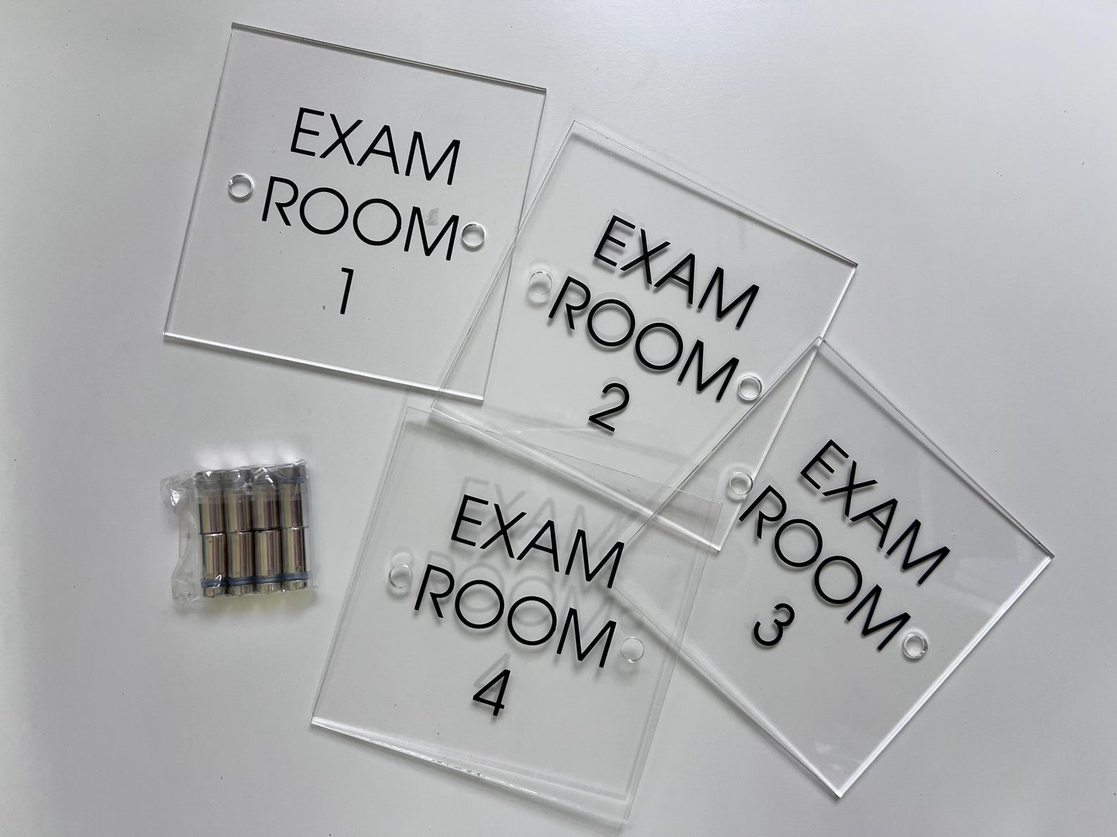 Modern Acrylic Room Number Sign: Custom Business Plaque - Etsy