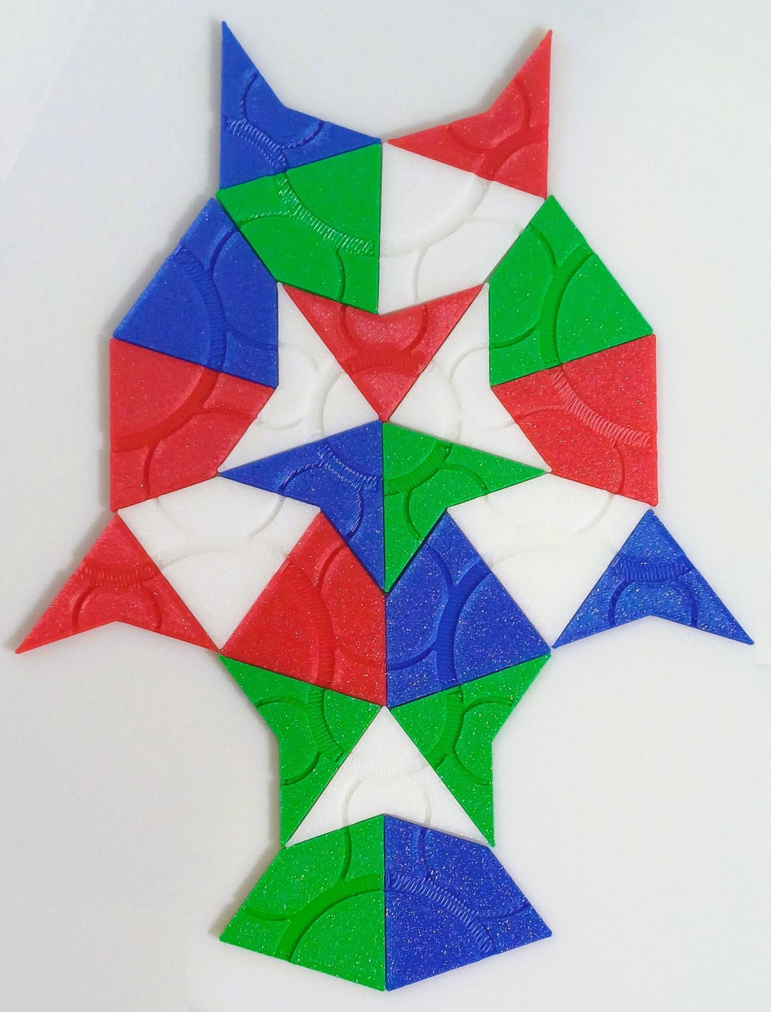 Penrose P2 Kite and Dart Aperiodic Tiling Puzzle - Etsy