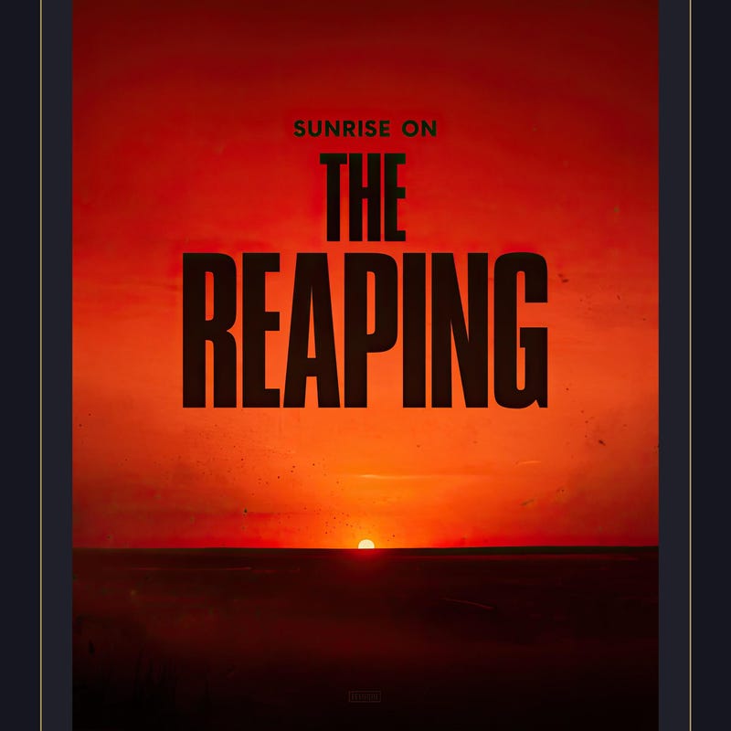 Sunrise on the Reaping Poster - Etsy