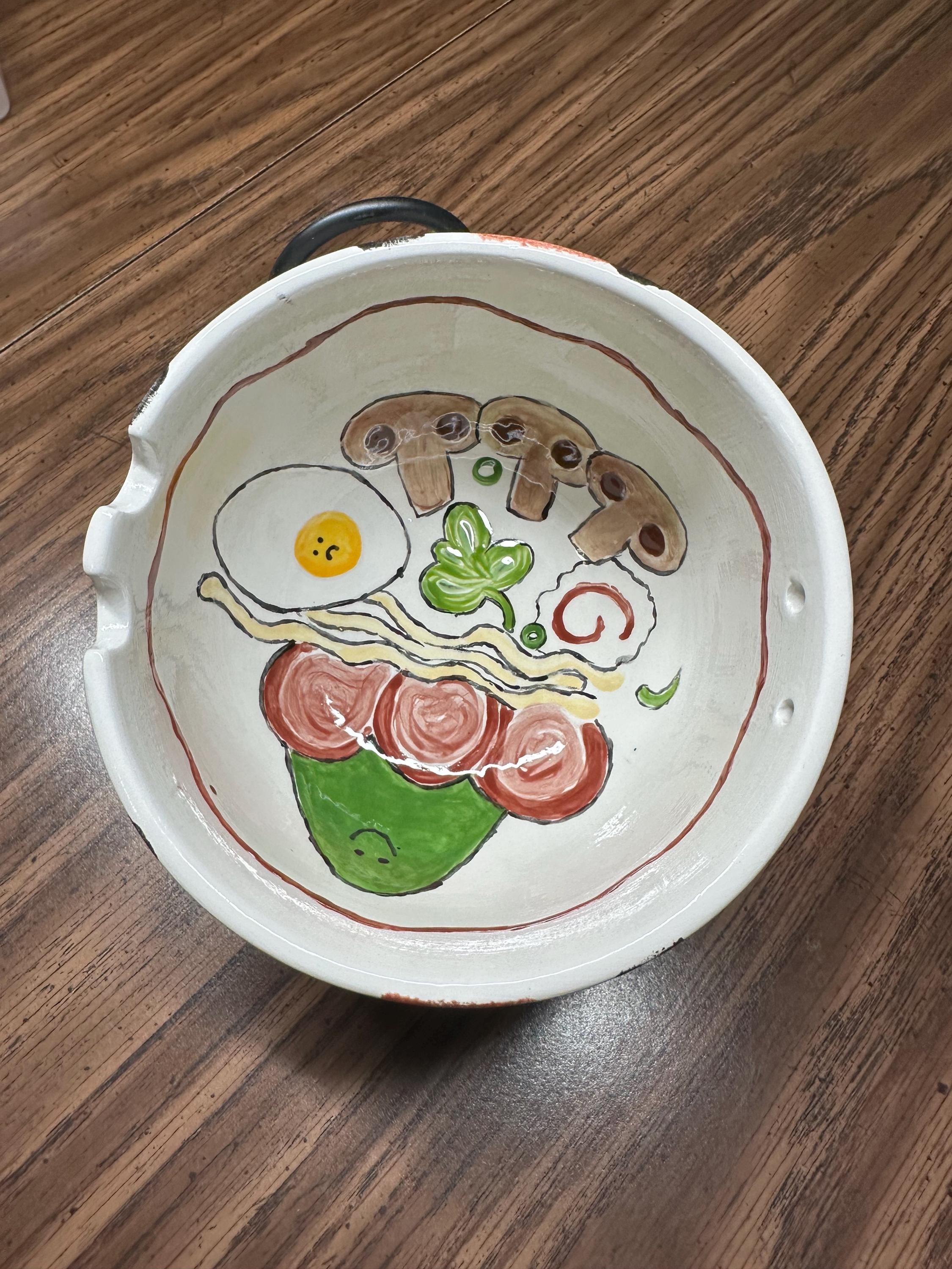Hand Painted Ramen Bowl - Etsy