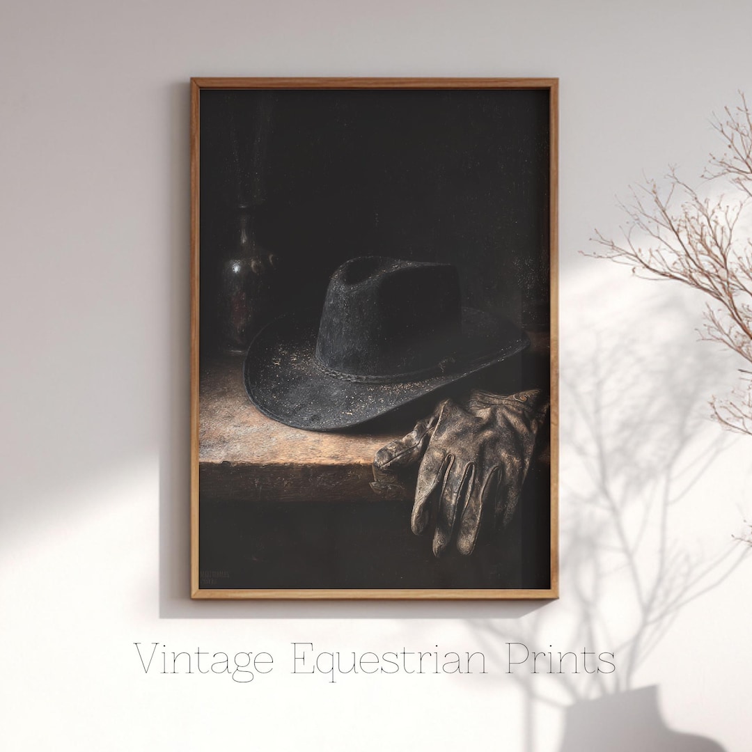 Vintage Cowboy Art | Western Decor | Rustic Cowboy Tuff | Cowboy Decor ...