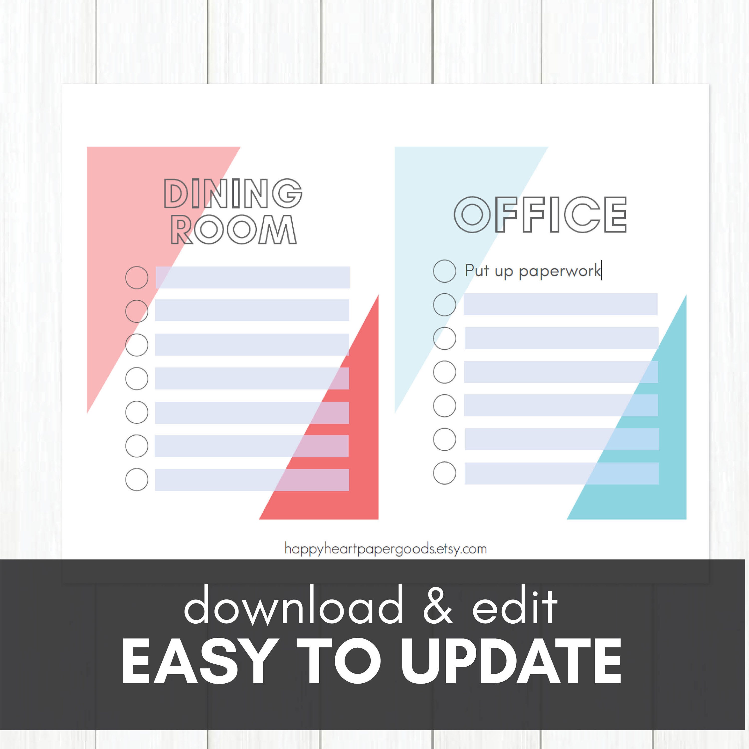 Cleaning Cards Editable, Fillable, Printable Chore Cards | Cleaning ...