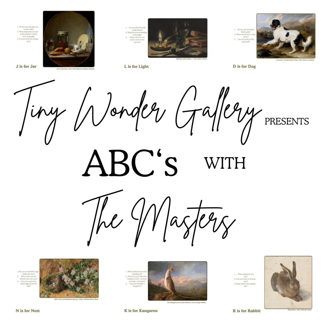 Abcs of Art Prints: Early Learning With Masterpieces (digital Download ...