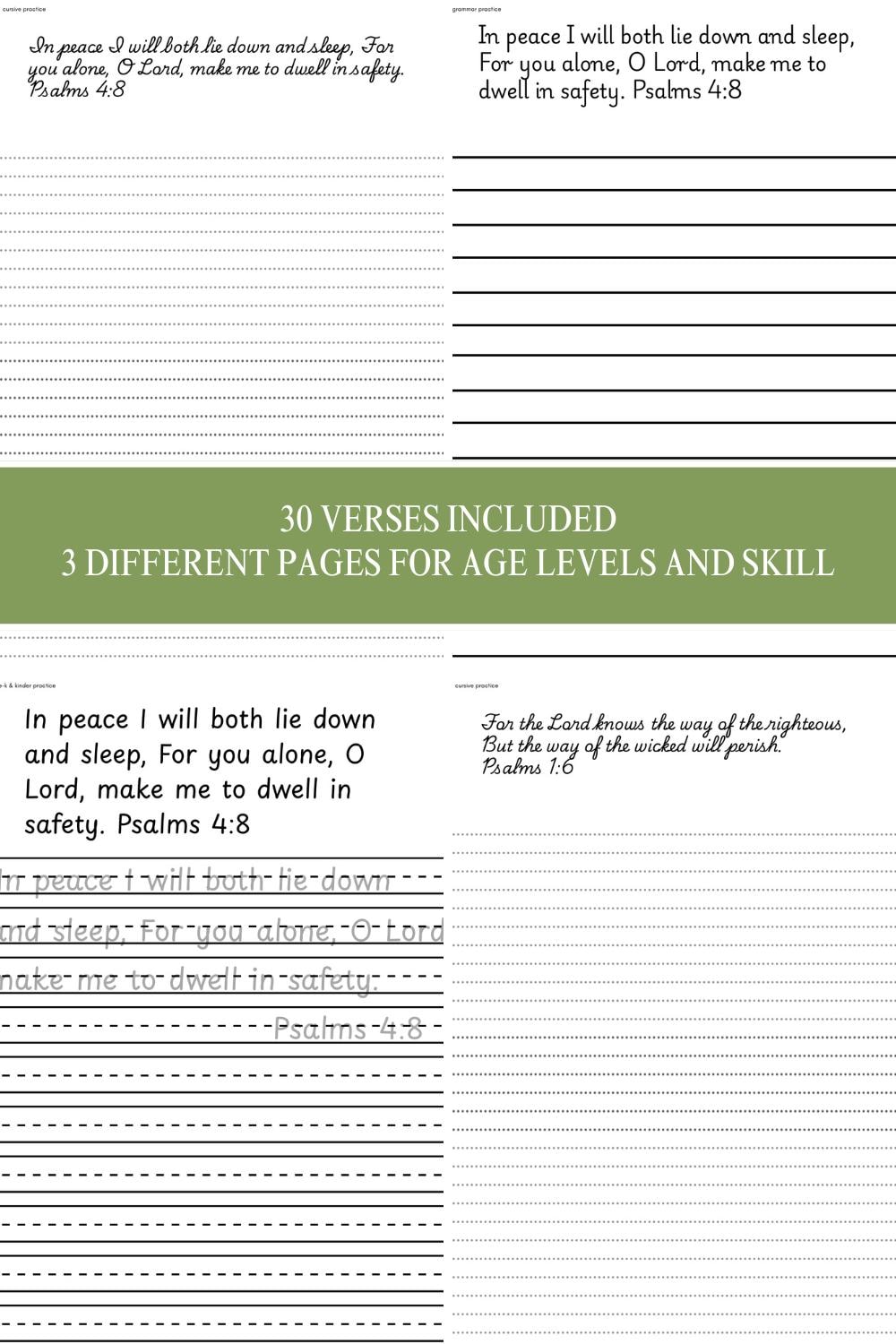 The Wonder Gallery: Psalms Copywork | Gentle Handwriting for Littles - Etsy