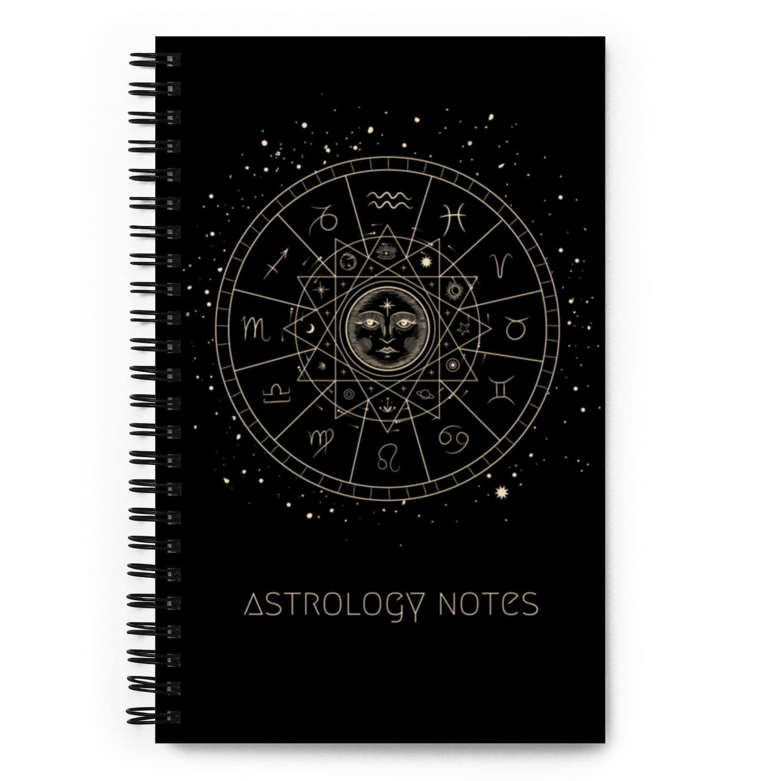 Spiral Notebook Astrology Notes Journal Zodiac Wheel - Etsy