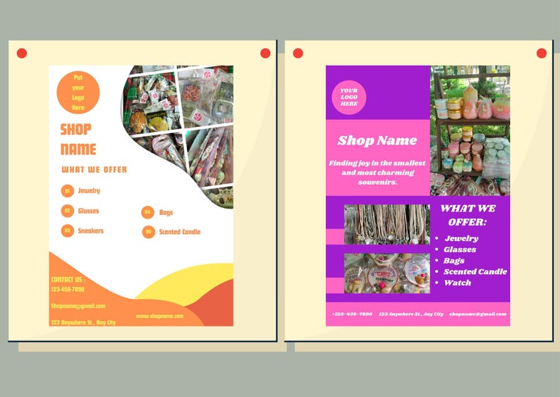 10+1 Editable Brochure or Flyer| Edit and Print Flyers| Shop Flyers ...