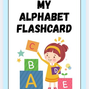 MY ALPHABET FLASHCARD - Etsy
