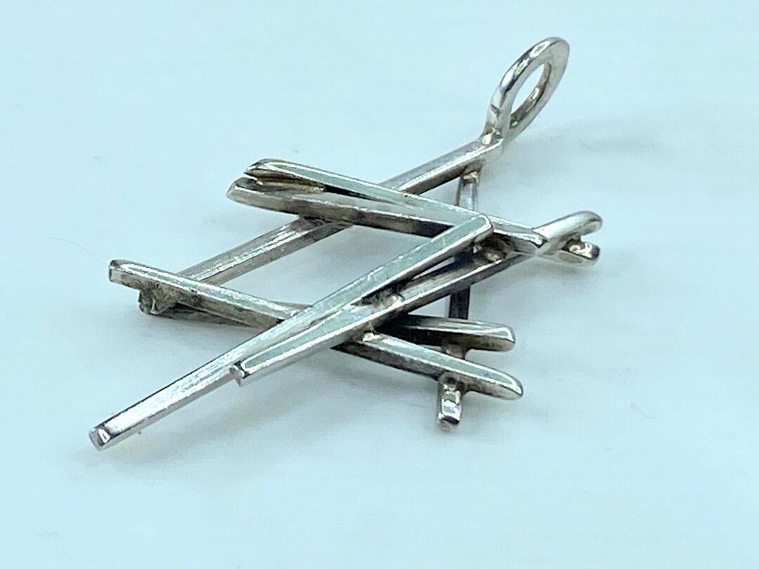 Dynamic Artist Rachel Gear Sterling Silver Abstract STAR OF DAVID ...