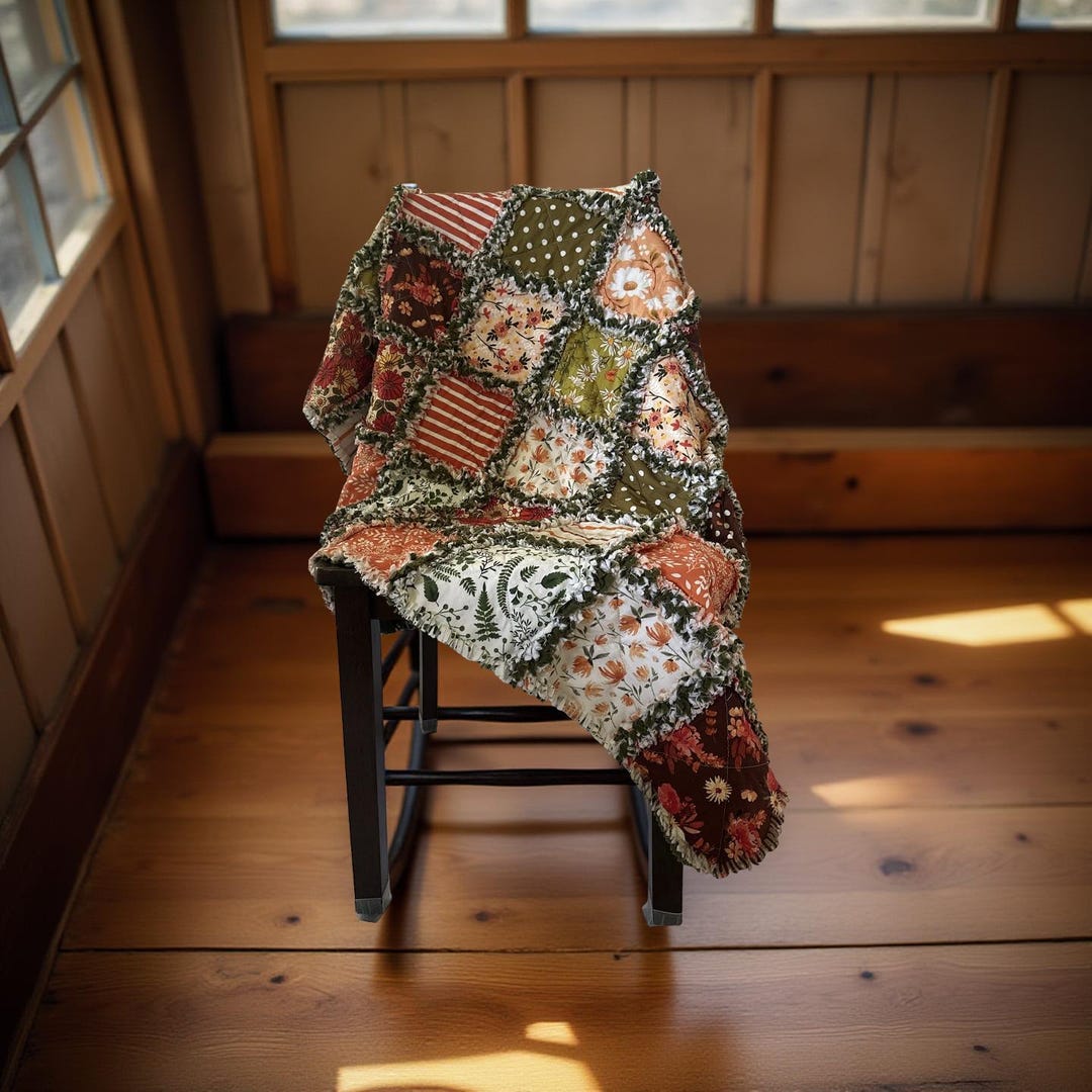 Homemade Rag Quilt - Etsy