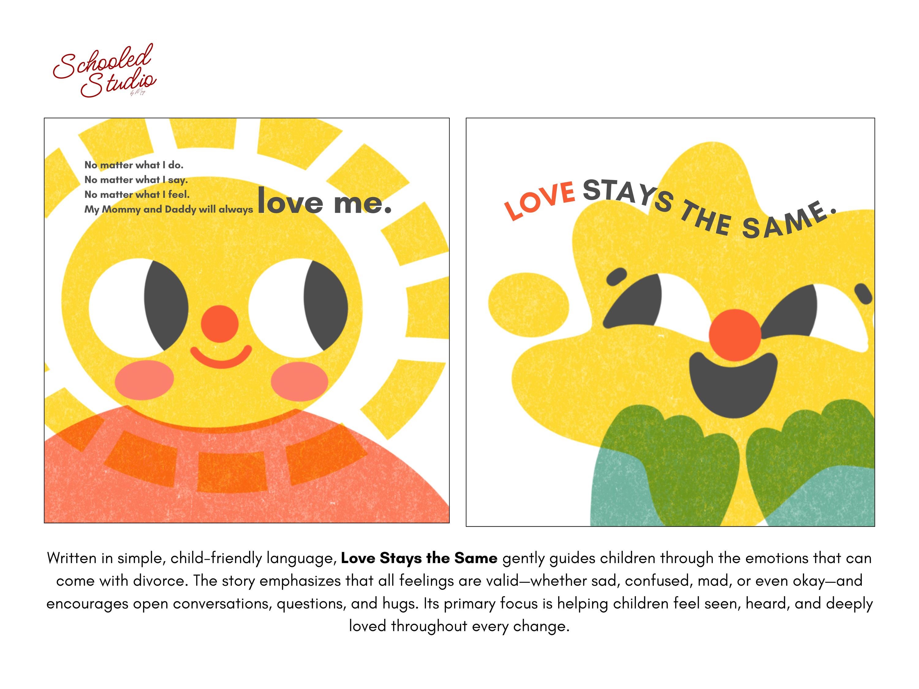 Customizable Divorce Social Story for Kids | Printable Book About ...