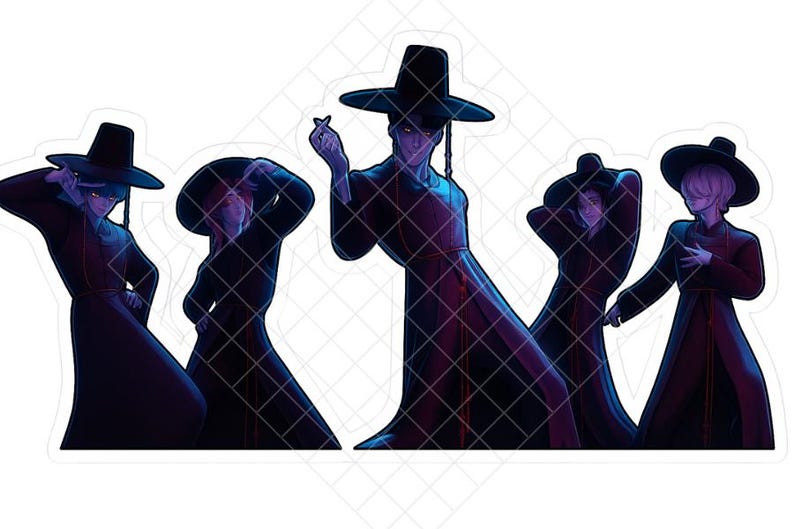 K-pop Demon Hunters Inspired Digital Stickers Pack - 27 Pieces, Instant ...