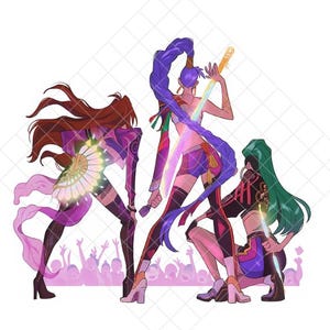 K-pop Demon Hunters Inspired Digital Stickers Pack - 27 Pieces, Instant ...