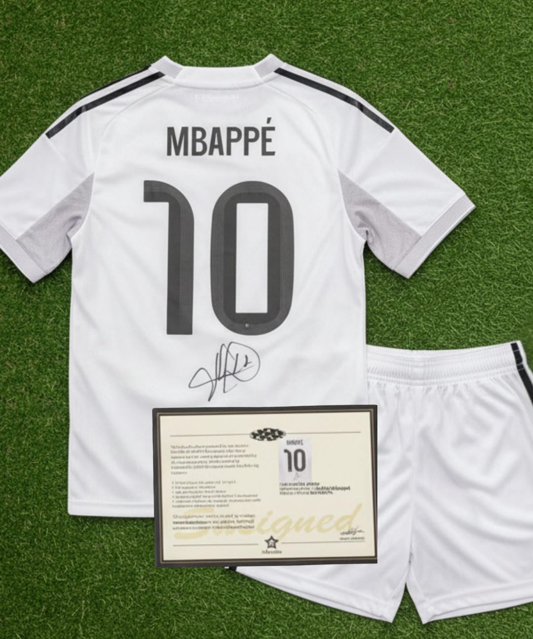 Kylian Mbappe SIGNED Real Madrid 25/26 Home Jersey/shirt - COA - 2025 ...