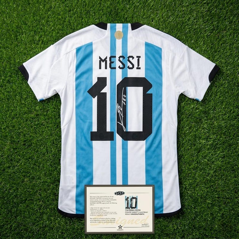 Messi Autographs - Etsy