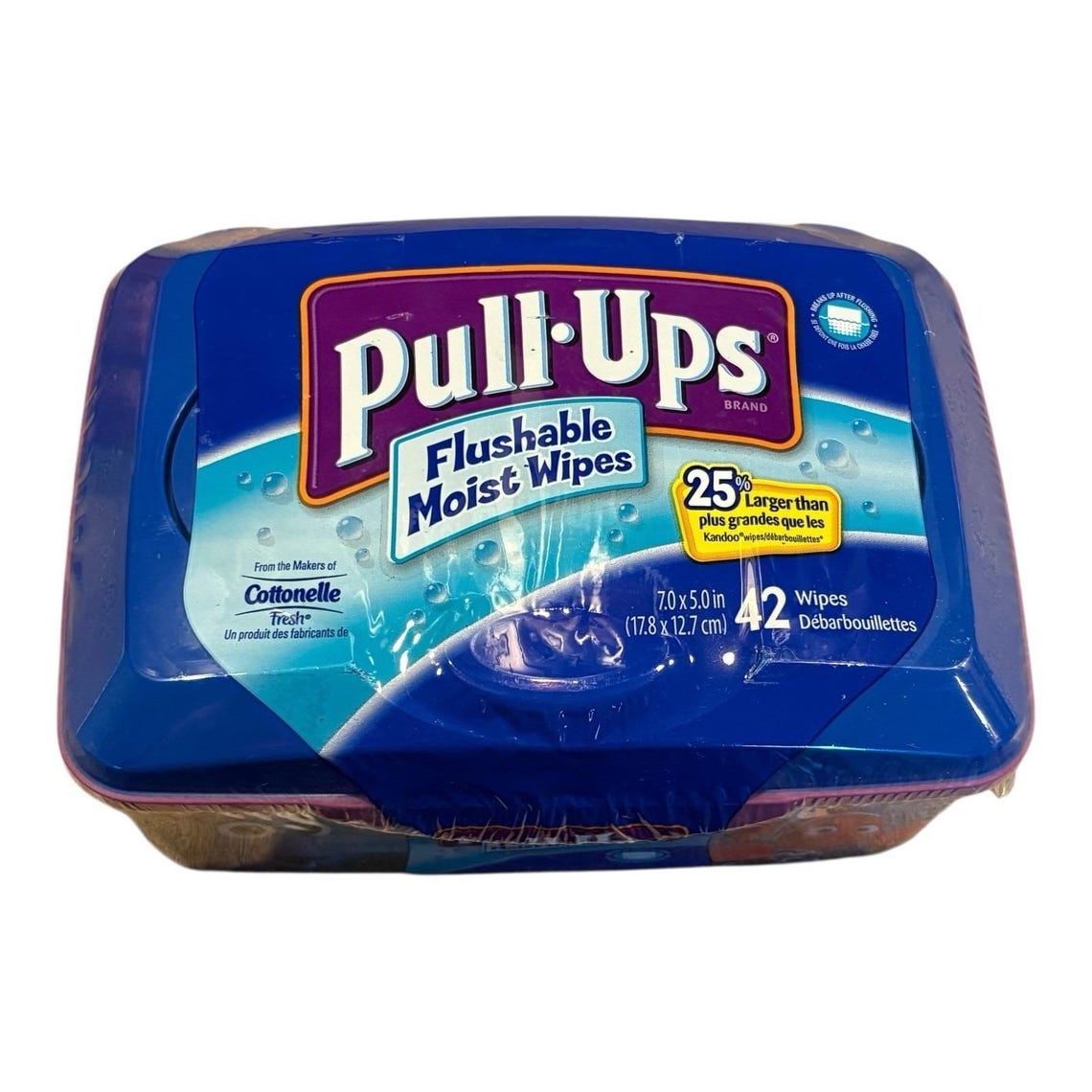 Cottonelle Pull-ups Flushable Moist Wipes Sealed Pop up Pixar Finding ...