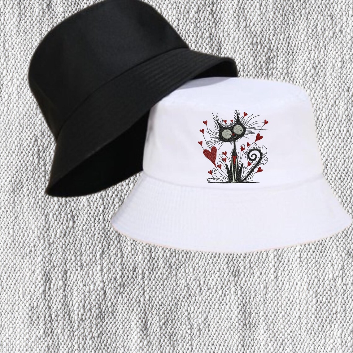 Crazy Cat Embroidery Design | Funny Cat Stitch File | Love Cat Machine ...