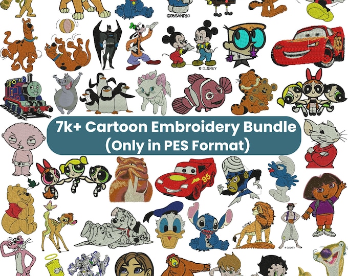 Mega Cartoon Stickdatei, 7000+ Cartoon Stickerei, Mickey Mouse ...