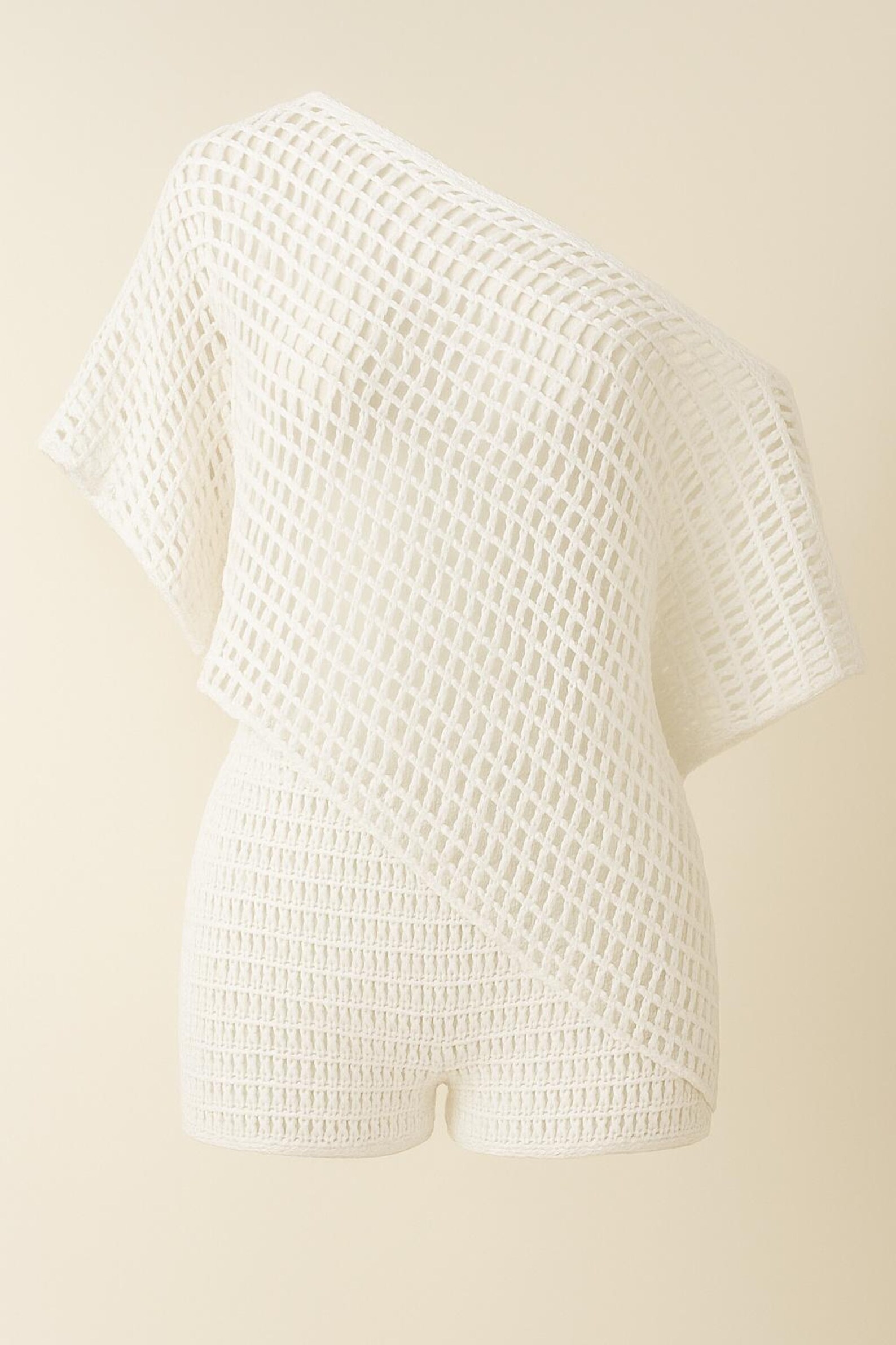 Handmade Crochet Mesh Set – Fishnet Two Piece Outfit, Boho Festival ...
