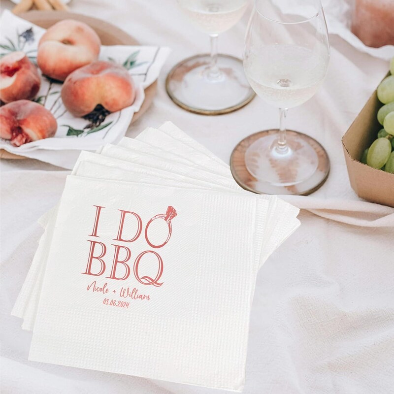 I Do Bbq Napkins - Etsy