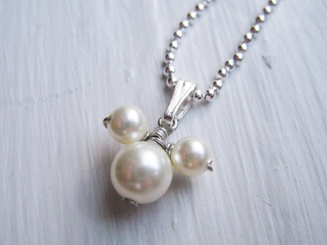 DISNEY - Mickey Mouse Themed Swarovski Pearl and Sterling Silver ...