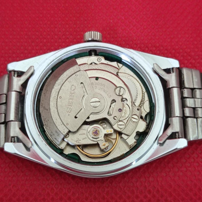 Refurbished Vintage Seiko 5 Automatic Watch: Japan Made 6309a Day-date ...
