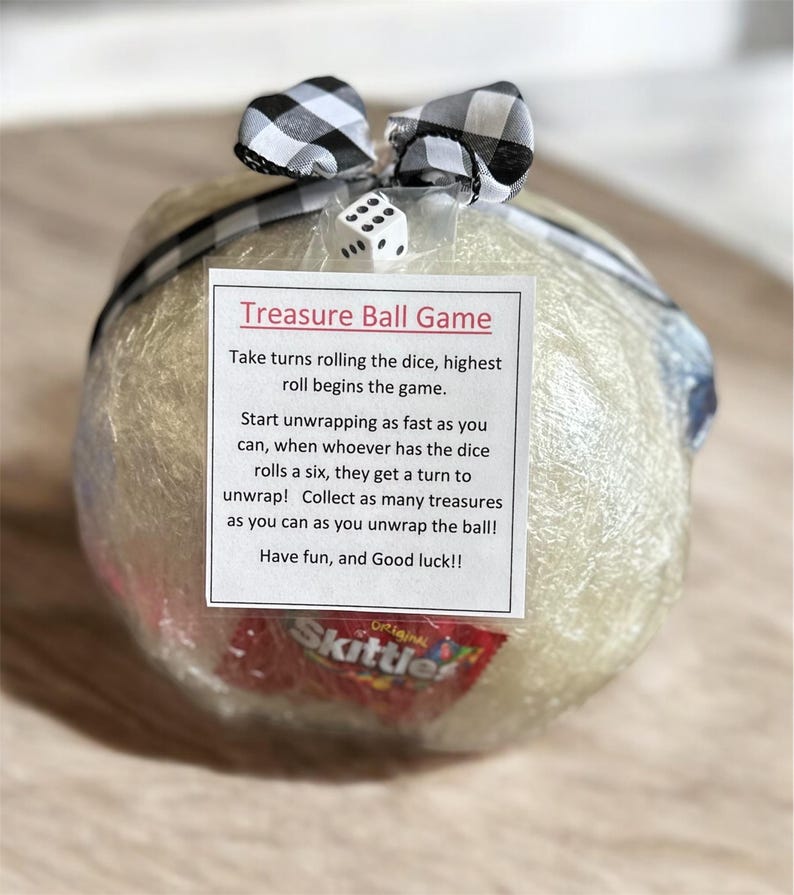 XL Saran Wrap Ball- Comes With at Least 40 GREAT Prizes-, Treats, and a ...