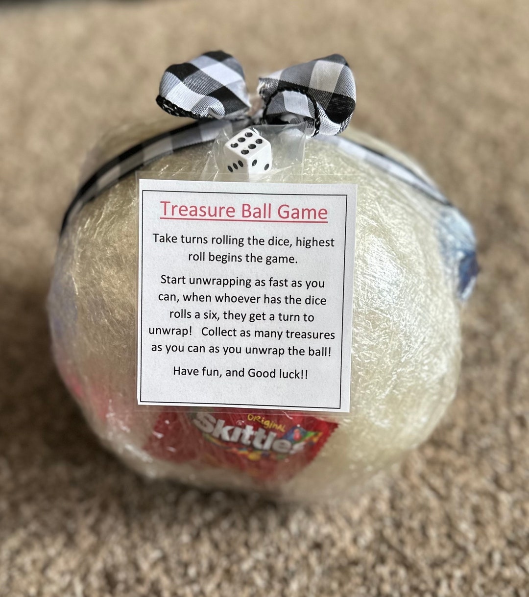 Classroom Classic Saran Wrap Ball Game - Etsy