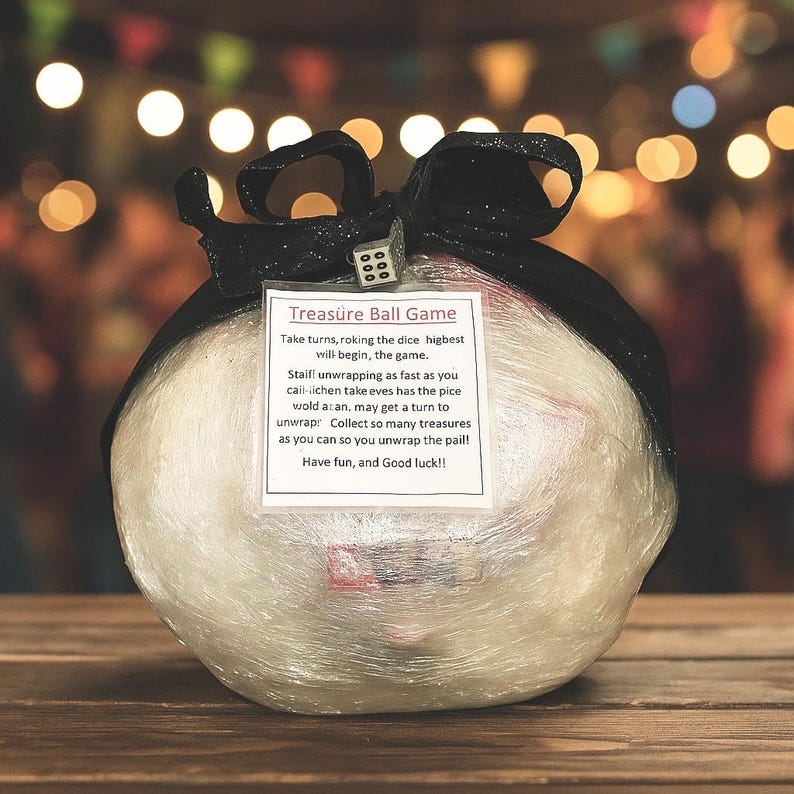 XXL Saran Wrap Ball- Treaure Chest Grand Prize! Find Your Way Through ...