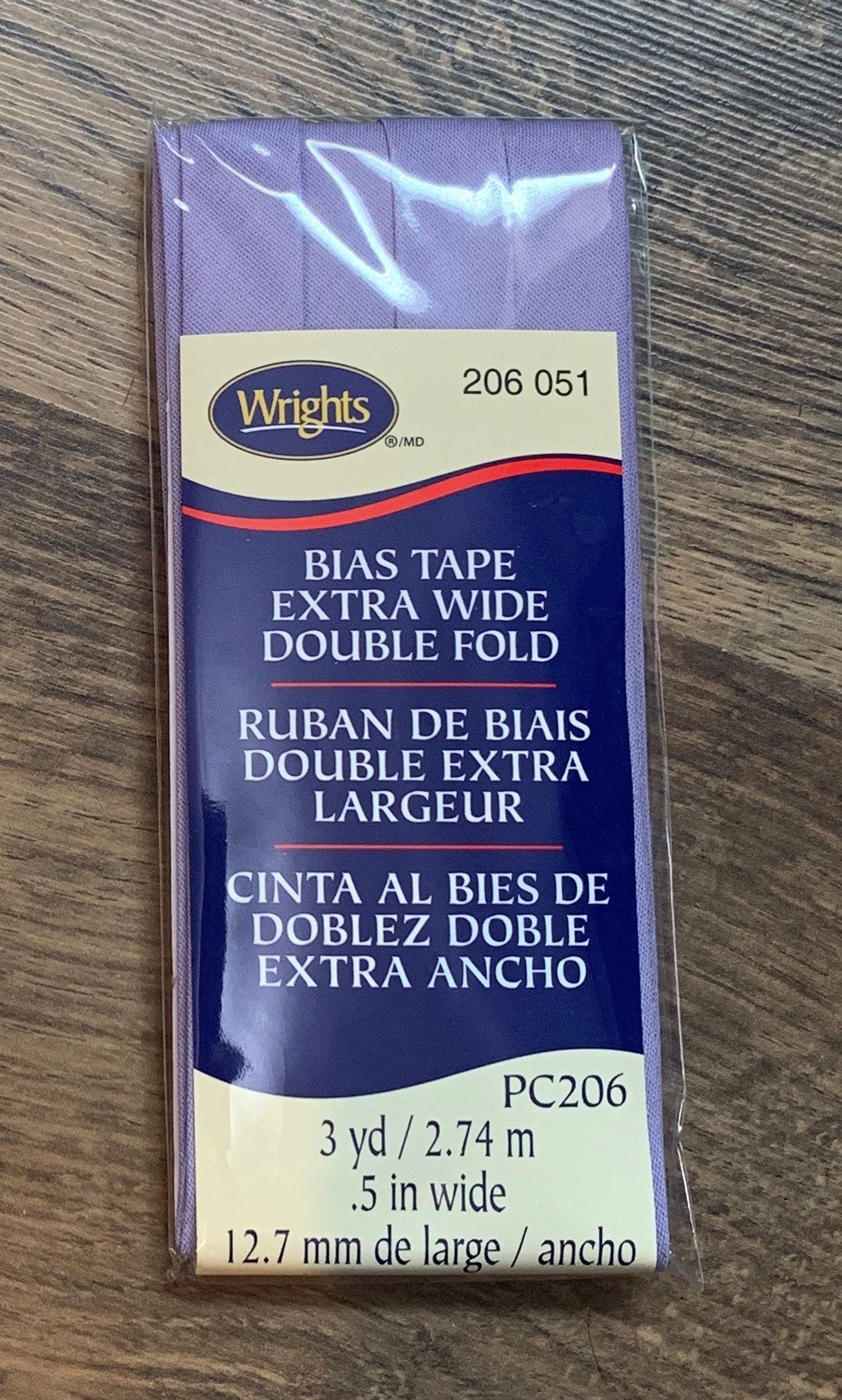 Wrights Bias Tape Extra Wide Double Fold - Etsy