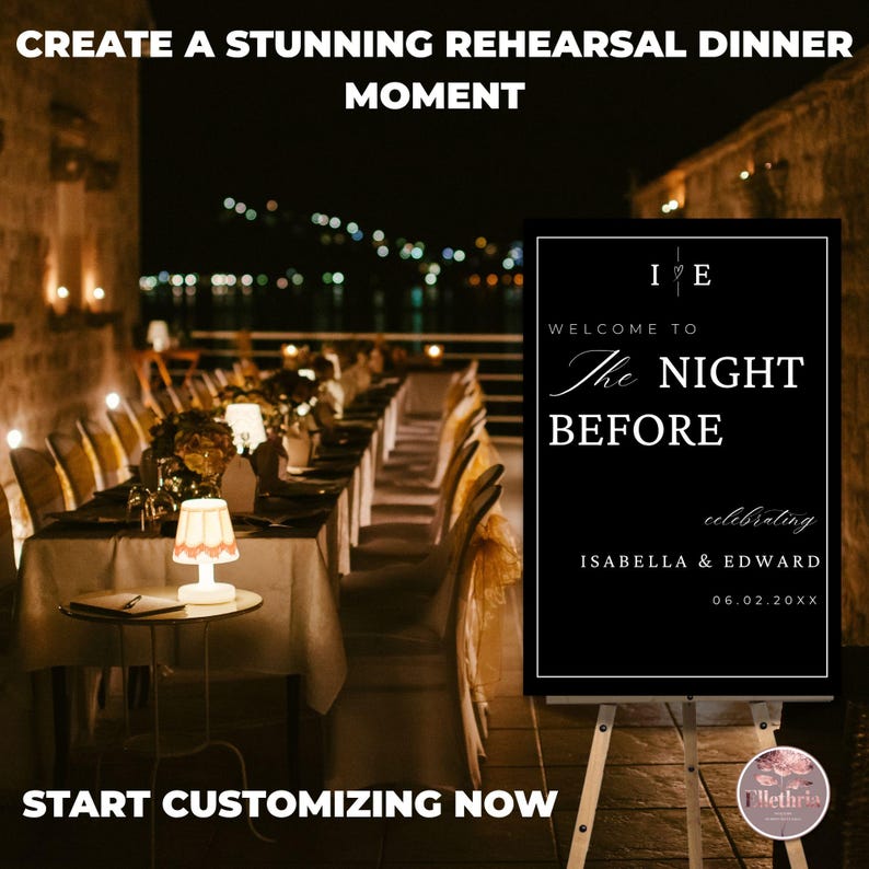 Editable Wedding Sign Bundle Canva Template | Modern Welcome Sign ...