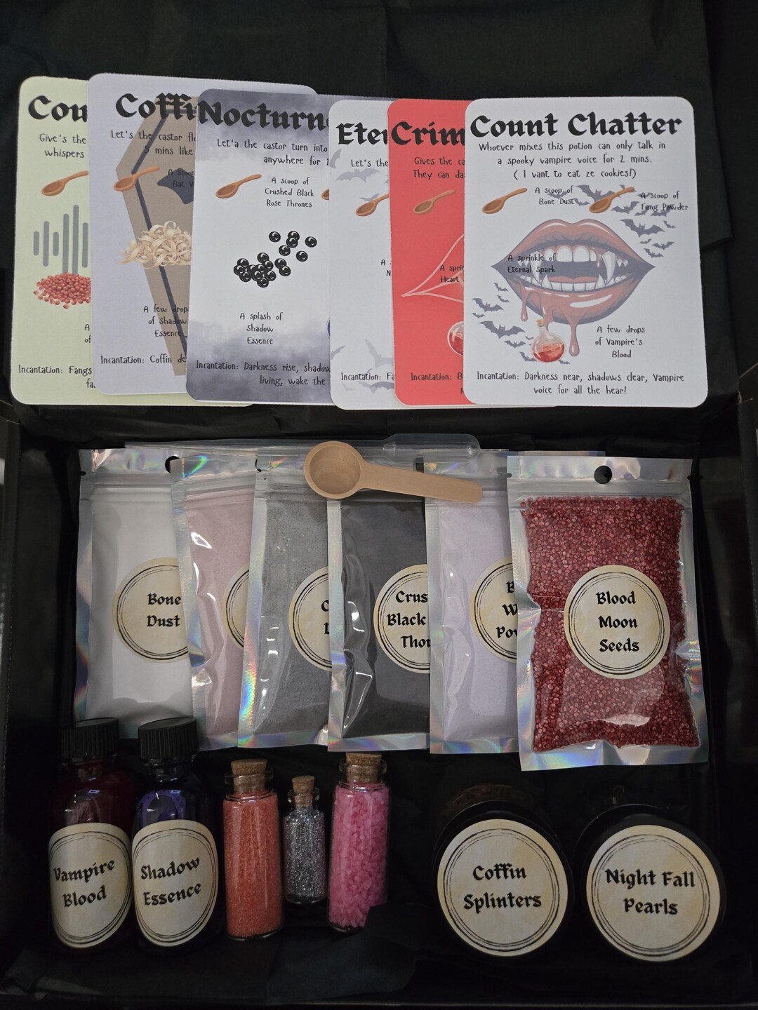 Vampire Potion Kit for Kids – Spooky Halloween Sensory Play Box With ...