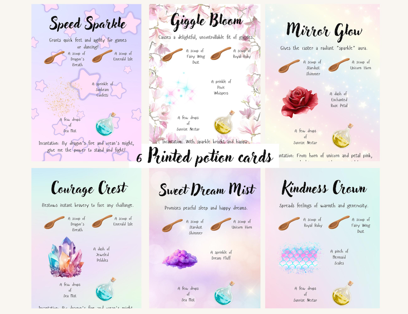 Princess Potion Box #2 | Magical Kids Potion Making Kit With Sparkles ...