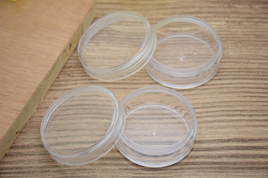10pcs Round Clear Plastic Box,transparent Plastic Box,container Box ...