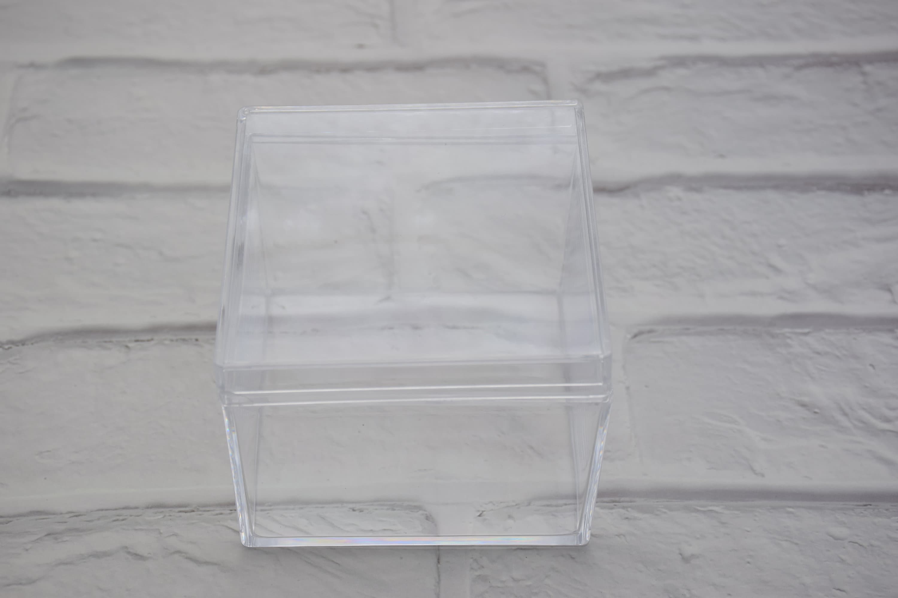 1Pcs Square Clear Plastic BoxTransparent BoxContainer | Etsy
