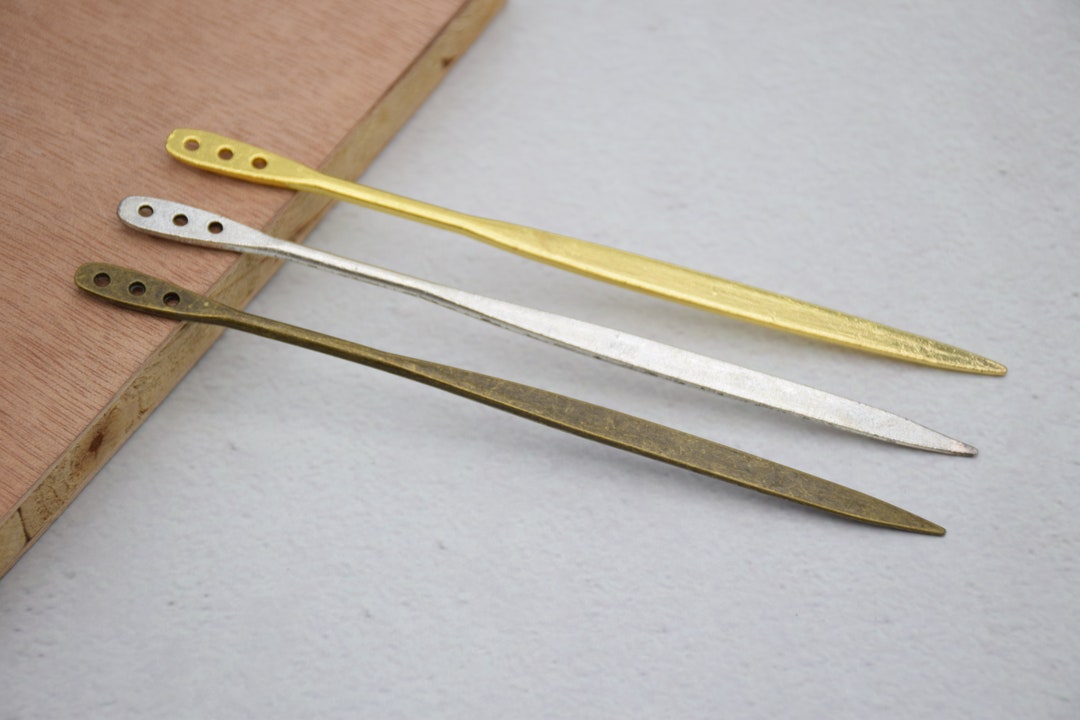 2 Metal Hair Sticks,simple Hair Sticks,simple Hair Pins,metal Hair Pins ...