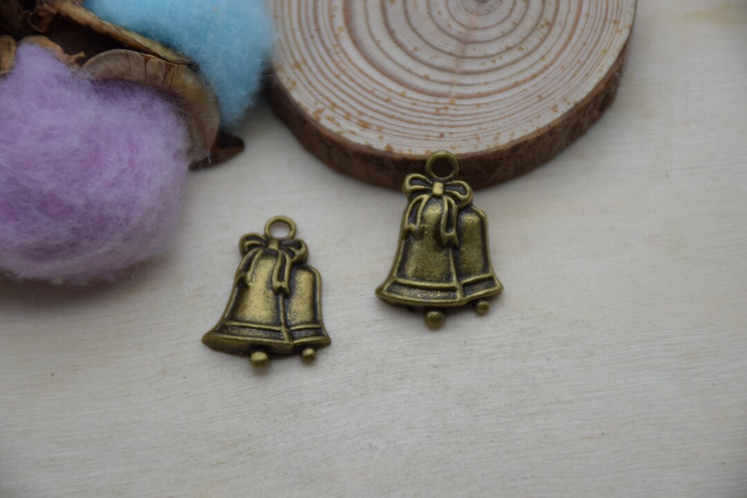 Metal Bell Pendant,charm for Jewelry Making,diy Craft Supplies,necklace ...