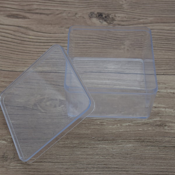 Clear Square Box - Etsy