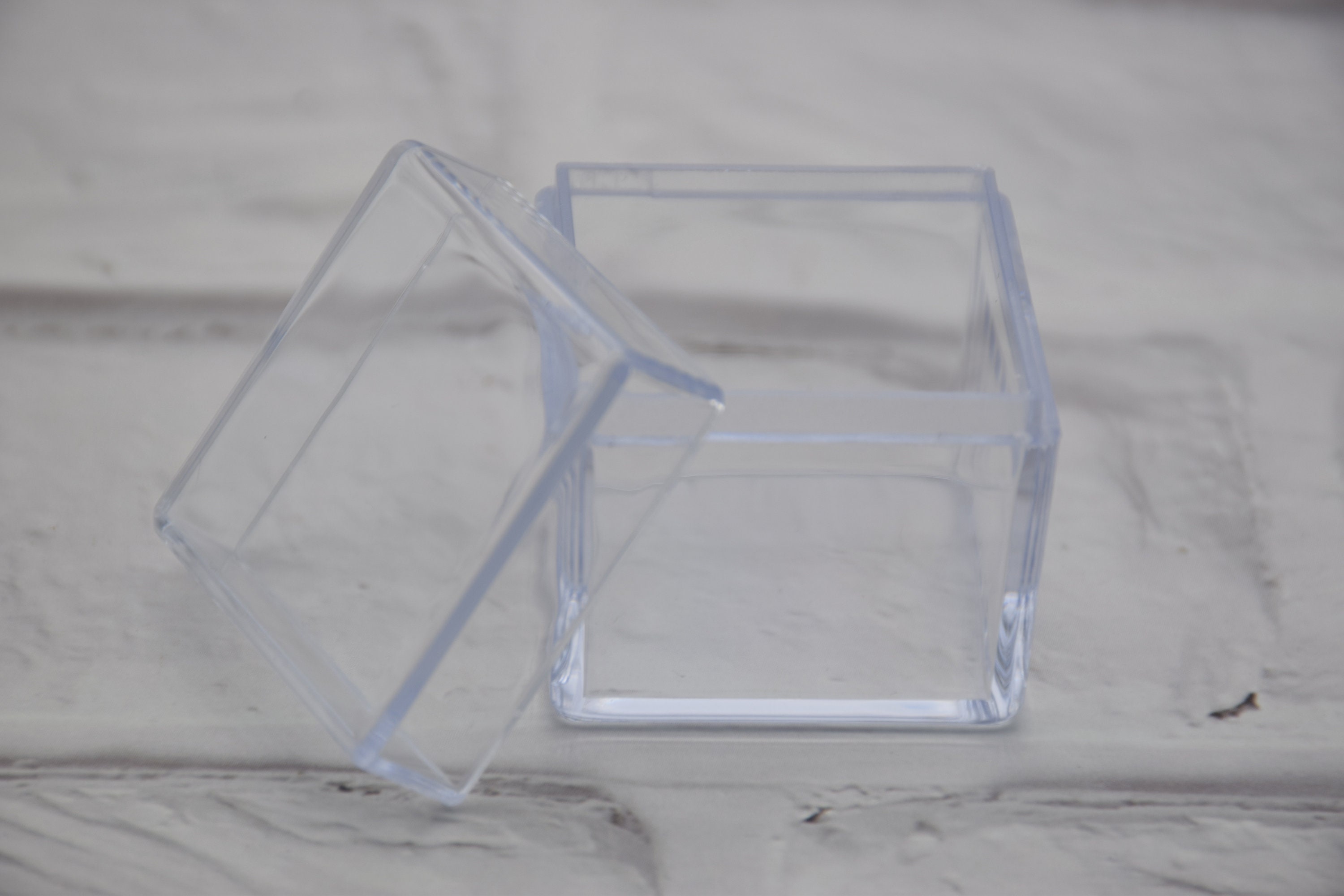 6pcs Square Clear Plastic Boxtransparent Plastic - Etsy