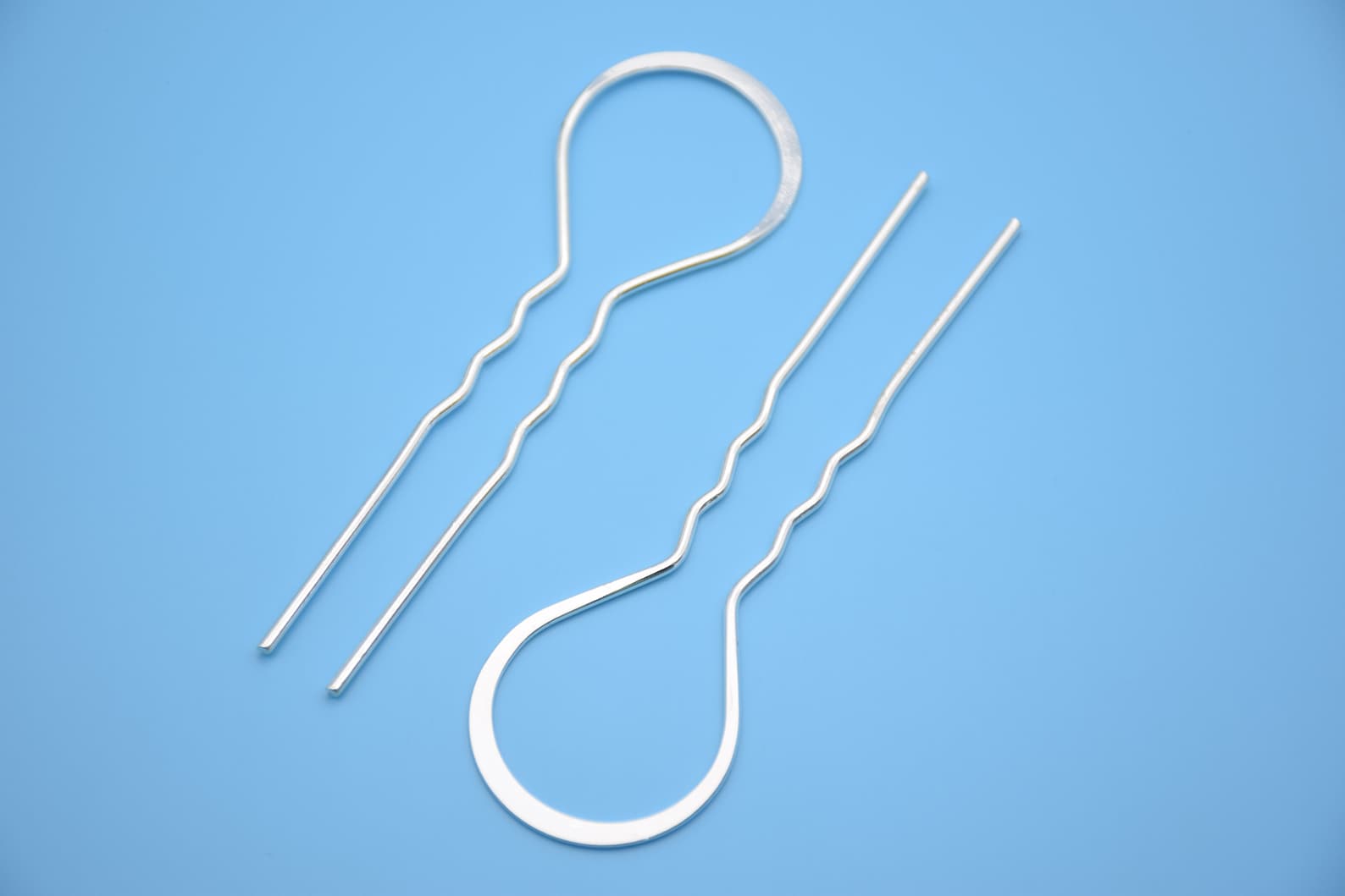 10 Haarnadel aus Metall einfache Haargabel Haarnadel in | Etsy