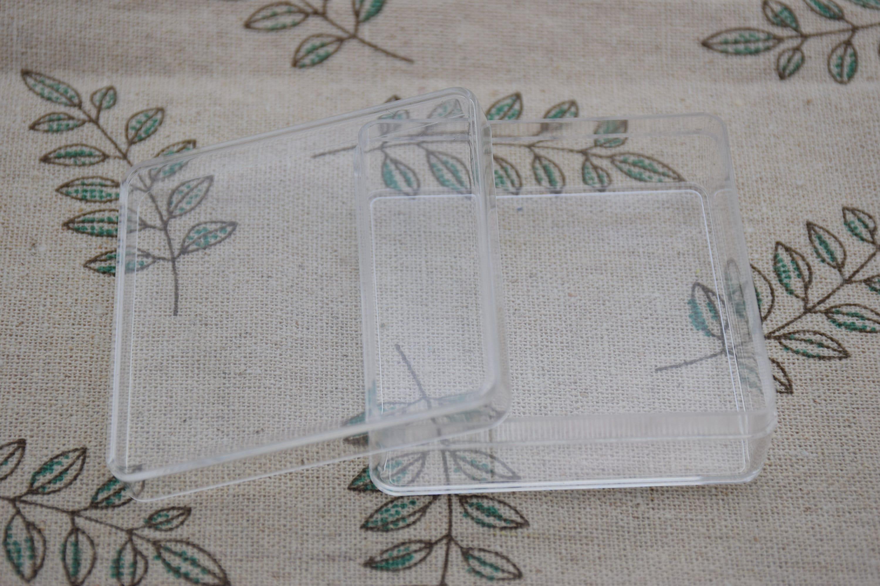 4Pcs Square Clear Plastic BoxTransparent BoxContainer | Etsy