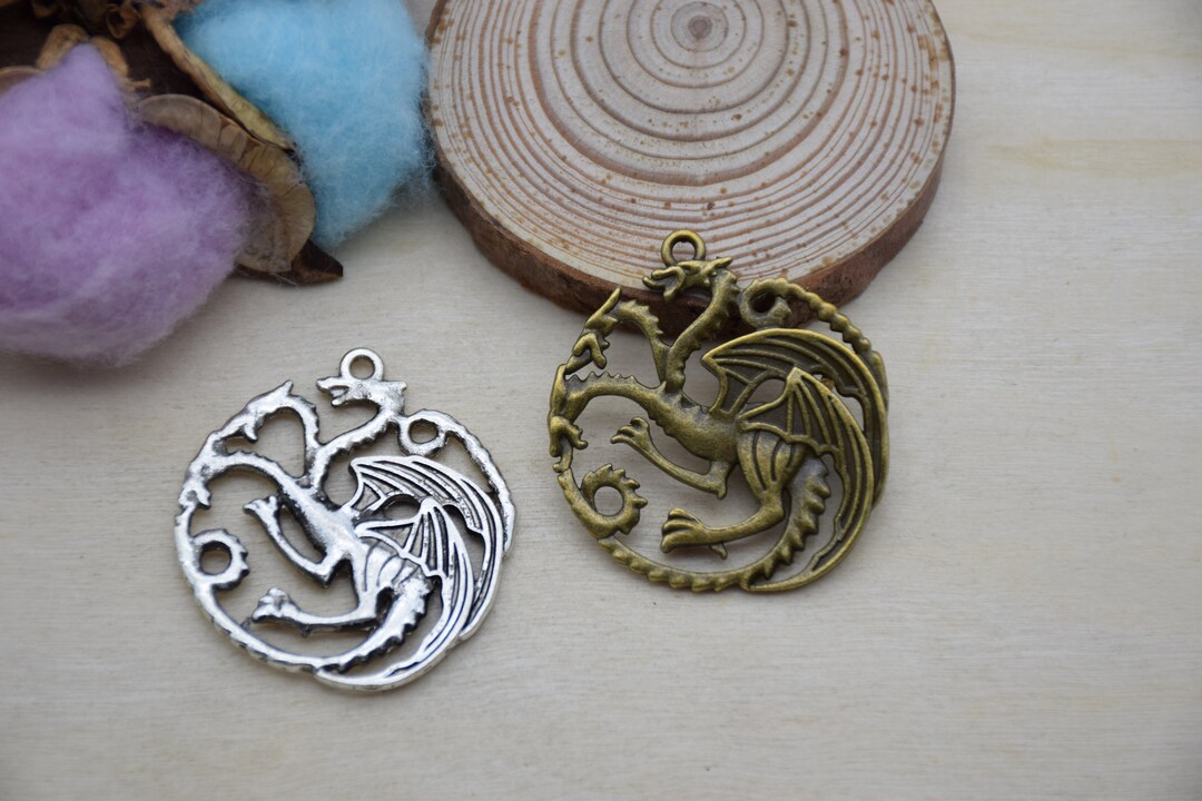 Metal Dragon Pendant,animal Charm for Jewelry Making,diy Craft Supplies ...