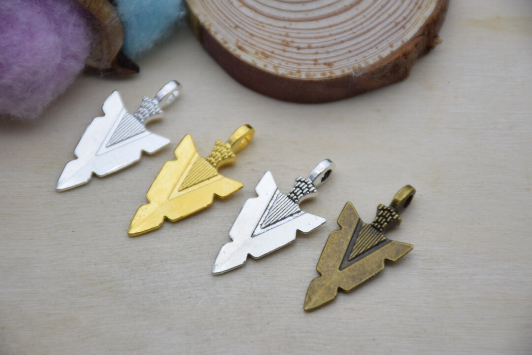 Metal Arrowhead Pendant,charm for Jewelry Making,diy Craft Supplies ...